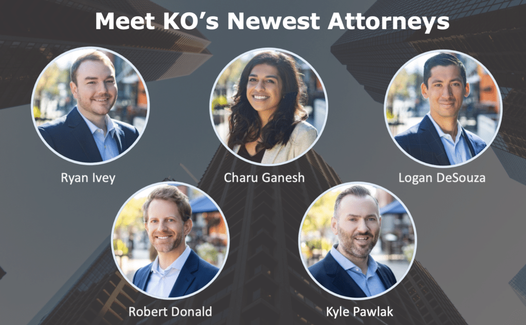 Five Questions with KO’s New Attorneys